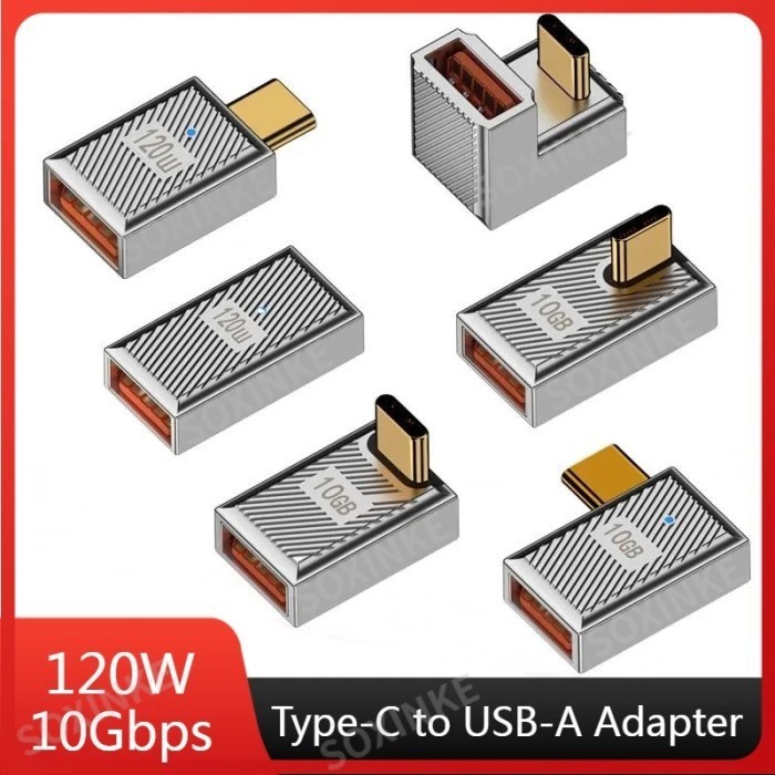 Usb 3.1 Mechanical Adapter 120W Converter Type C OTG High Speed 10 Gbps ...