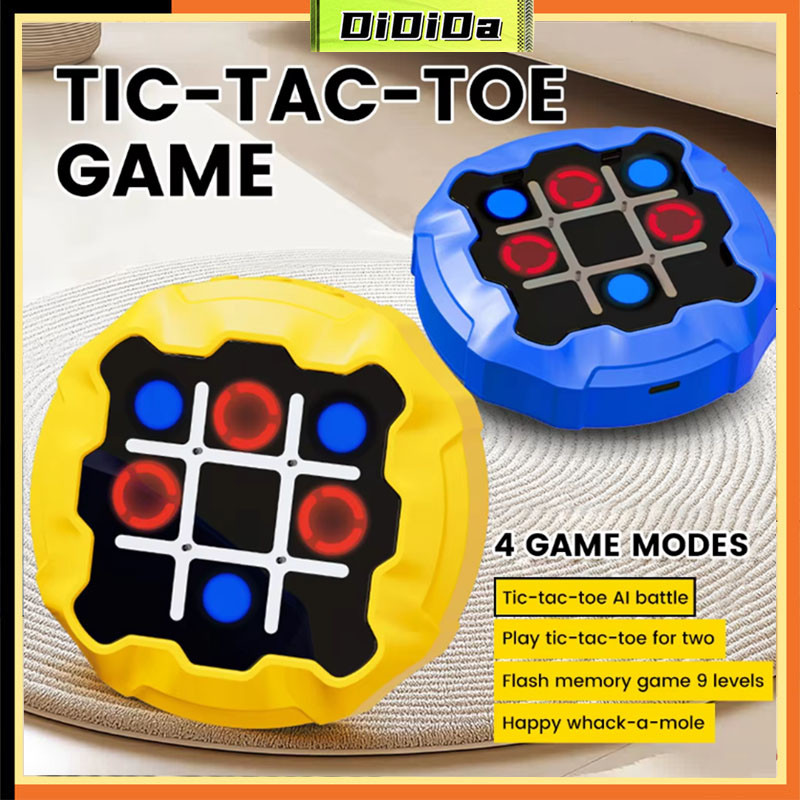 【4 Mode】Electronic Tic Tac Toe Board Game With Whack-a-mole USB ...