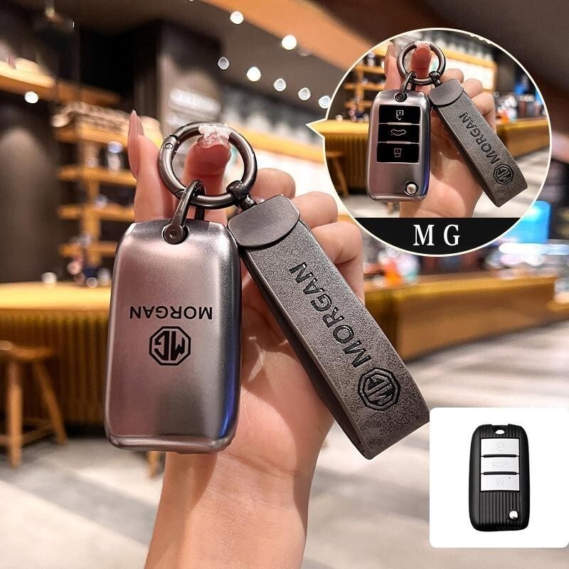 MG 3 Buttons Car Remote Key Case For MG MG3 ZS EV MG4 MG5 MG6 MG HS EP ...