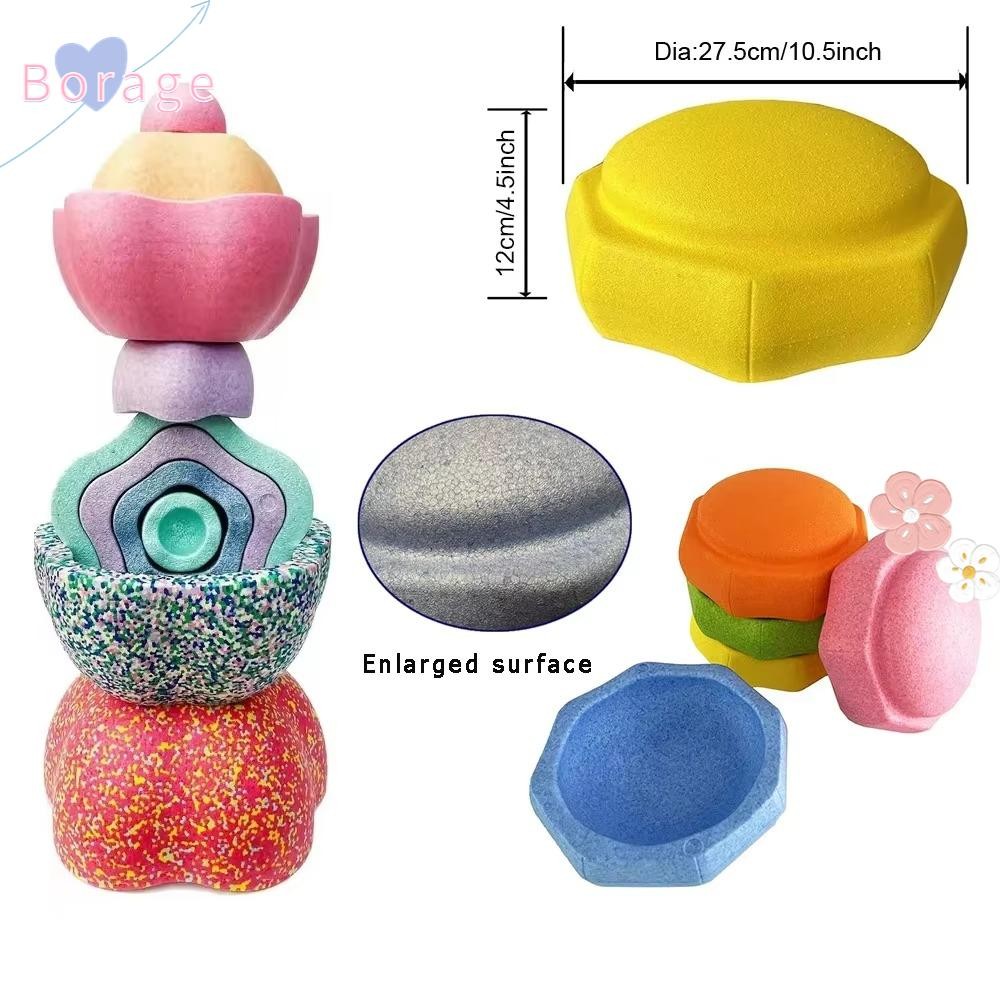 BORRAONE Stepping Stones Foam, Promote Coordination Epp Balance Blocks ...