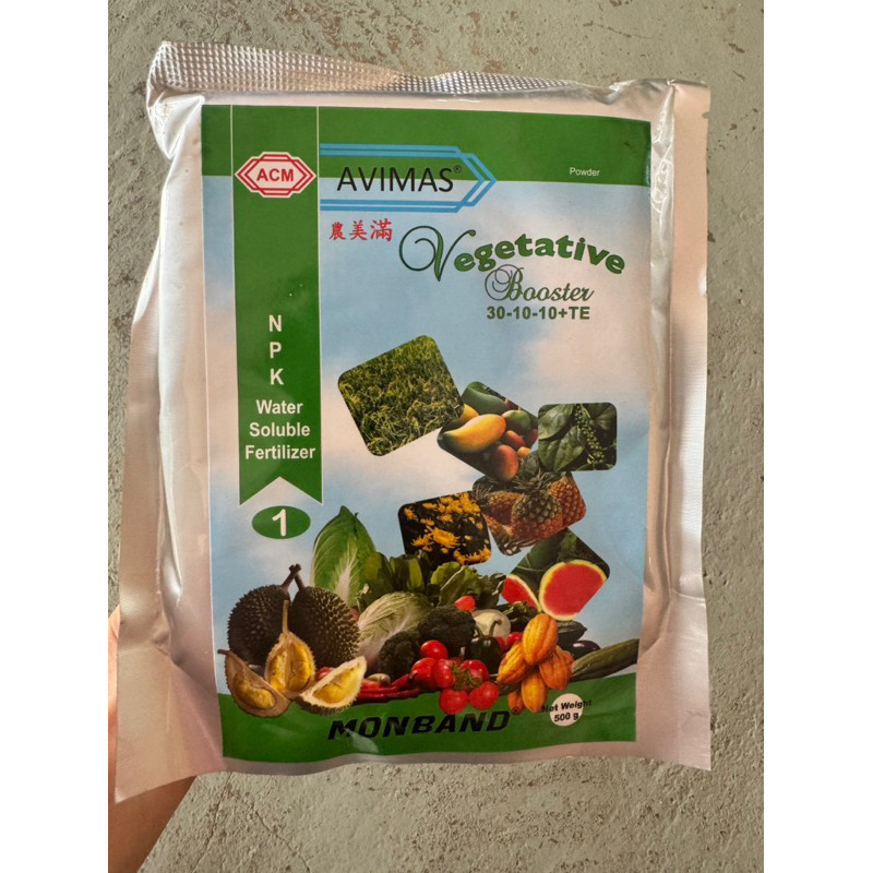 [ORIGINAL] 500G AVIMAS 1 ACM Baja Foliar Padi / Vitamin Padi / Baja ...