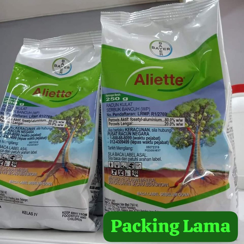 100% ORI 250G Aliette BAYER Fosetyl-Aluminium 80% Racun Kulat / Kanker ...