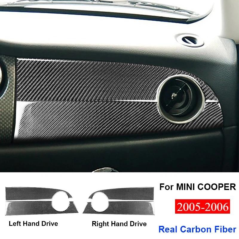 Copilot Dashboard Air Outlet Vent Panel Carbon Fiber Stickers For Mini ...