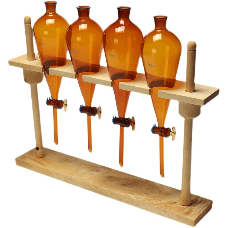 Wooden Separation Funnel Rack Liftable Adjustable Funnel Rack Pear ...