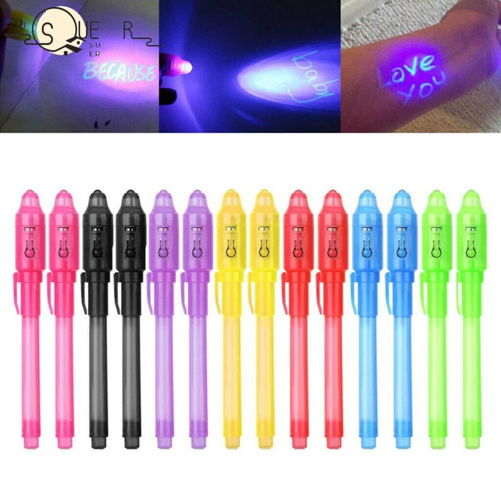 SUEREN 7pcs Invisible Magic Pencil Light in weight Safety Funny Secret ...