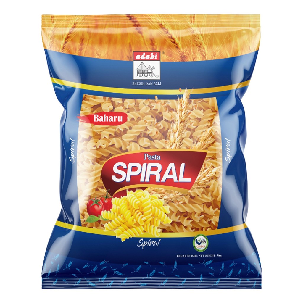 Adabi Pasta Spiral 500g | Shopee Malaysia