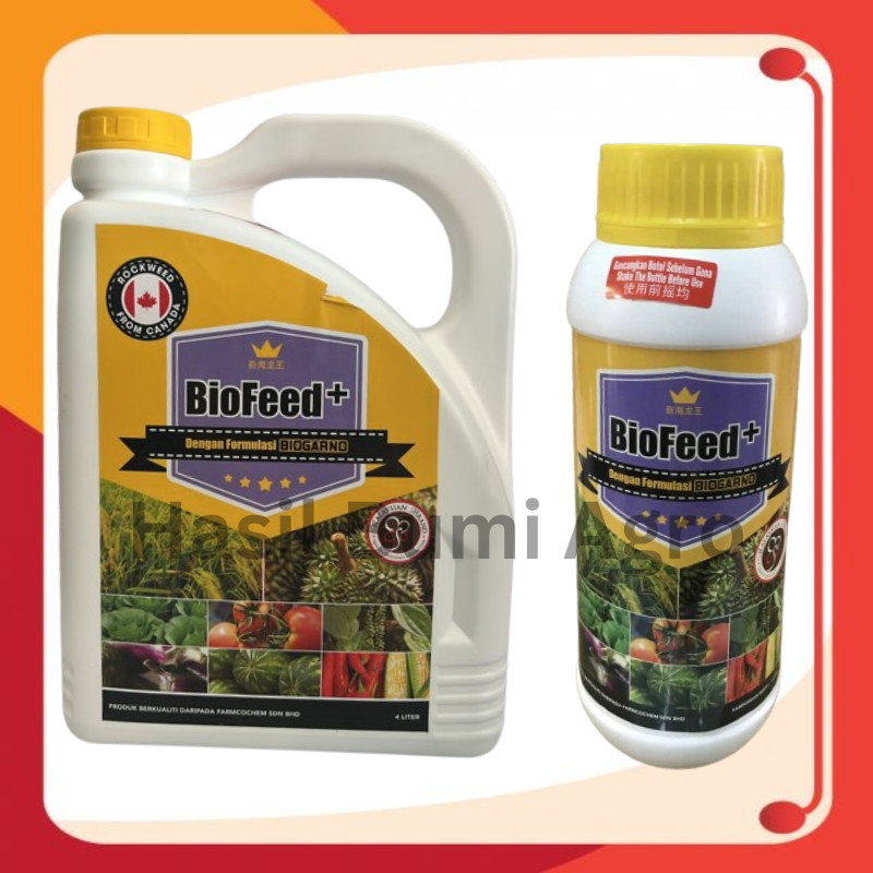 [ORIGINAL] 1L 4L BIOFEED FARMCOCHEM Bio-Feed Baja Foliar Durian Buah ...