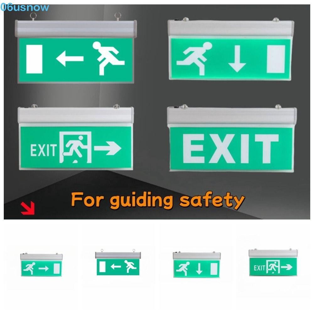 USNOW LED Emergency Sign Lamp, Commercial Exit Sign Evacuation ...