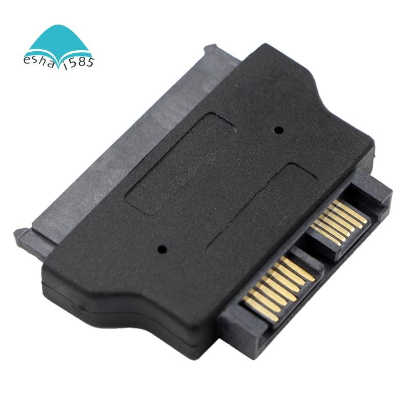 SATA Adapter Serial 7+15 22Pin Male to Slim 7+6 13Pin Female Adapter for Desktop Laptop HDD CD ...