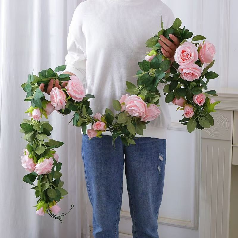 Plastik Tiruan Tali Anggur Bunga Gantung Siling Bunga Palsu Simulasi ...