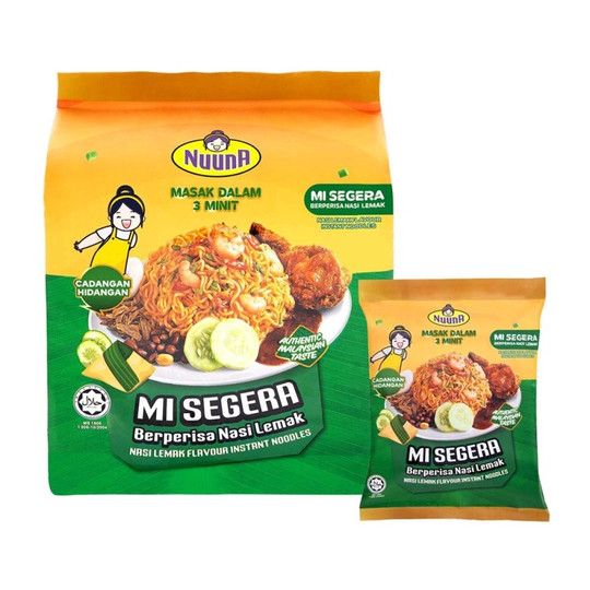 NUUNA Mi Goreng Segera Nasi Lemak 80G X 4 | Shopee Malaysia