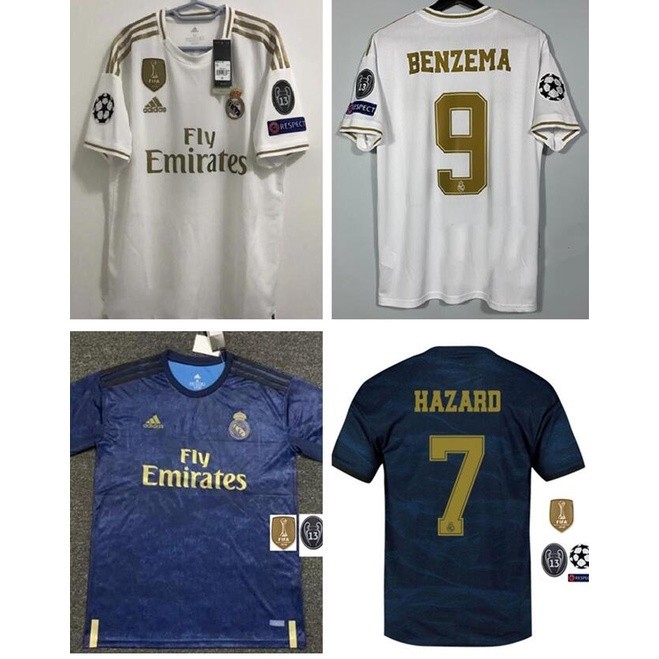 19 20 Real Madrid Home Away Football Soccer Jersey 2019 2020 Real ...