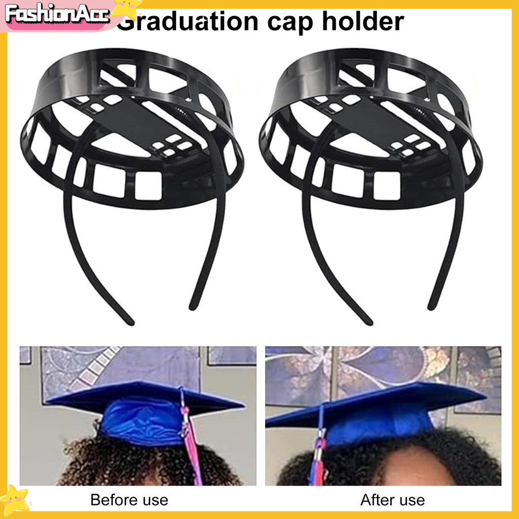 FA| Ceremony Headwear Support Secure Graduation Cap Holder Headband ...