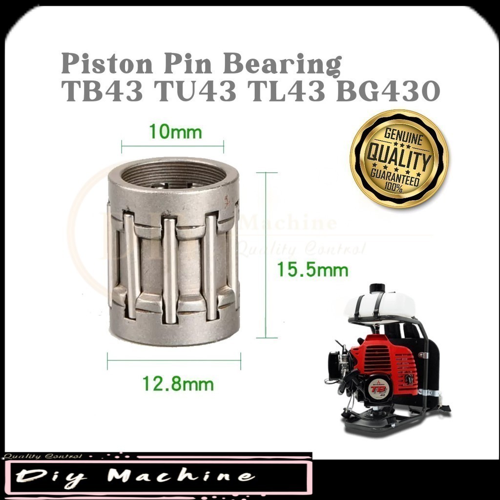 Piston Pin Bearing Mesin Rumput 43CC Mitsubishi TL43 TB43 TU43 Ogawa BG430 Brush Cutter Spare ...