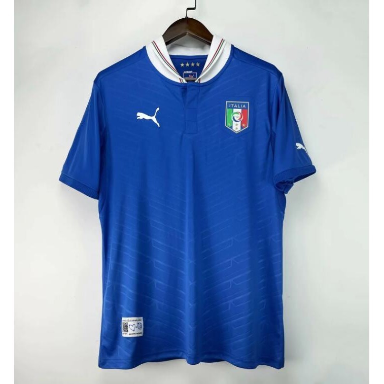 2012 Italy Home Retro Soccer Jersey Football Vintage Sports Jersey ...