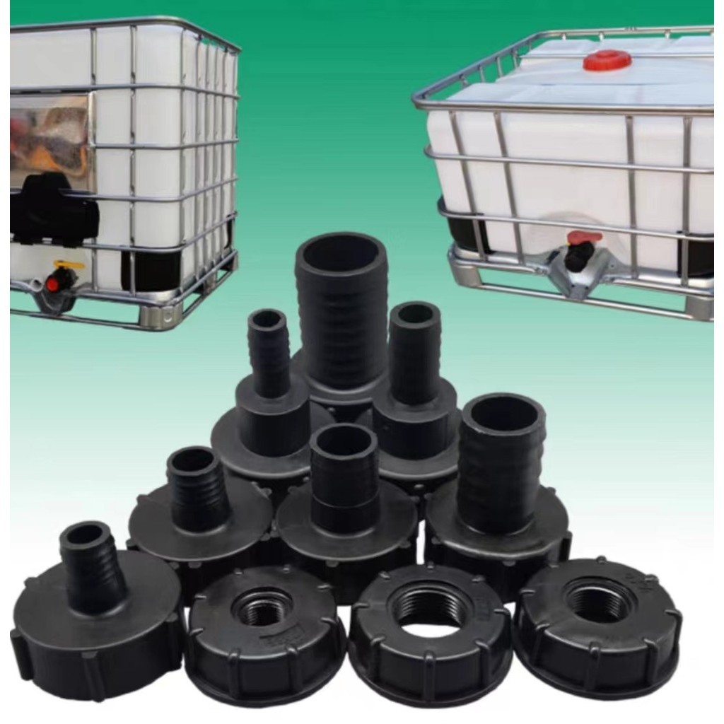 IBC Tank Adapter 2" Female Thread to Female Male Thread 1/2" 3/4" 1" 1. ...