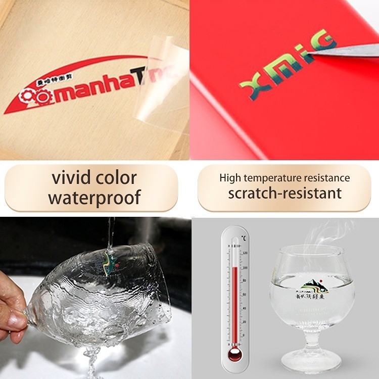 3D UV Transfer Sticker - Brand Logo Company Logo School Logo Trademark ...