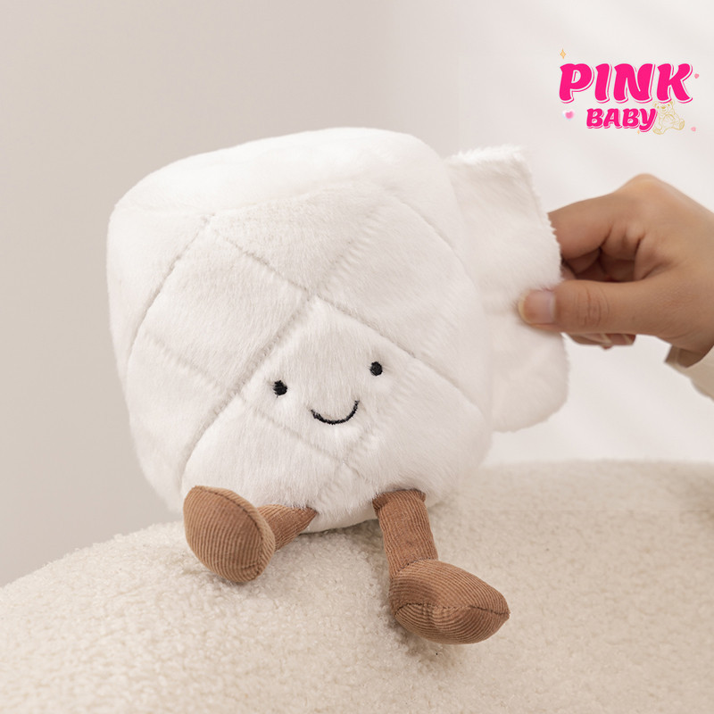 Cartoon Roll Paper Plush Doll Toilet Peripheral Items Plush Toy Funny ...