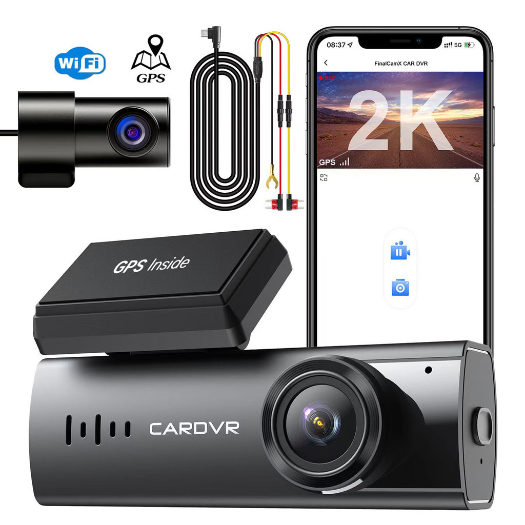 70mai DashCam Front Rear Camera 2K+1K WiFi GPS Driving Recorder ...