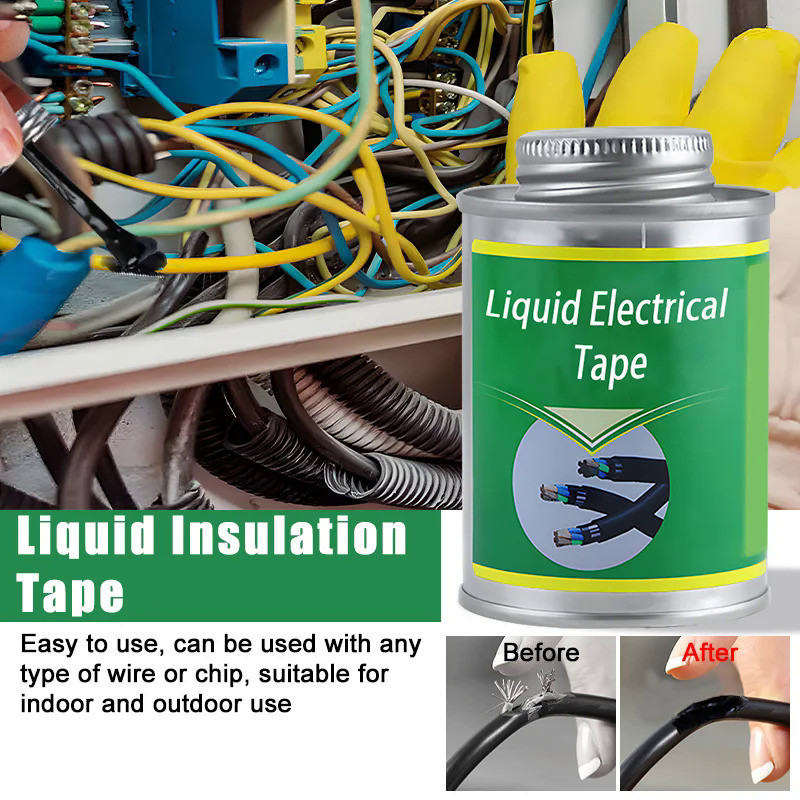 Upgraded Version Waterproof Liquid Electrical Tape Insulating Tape ...