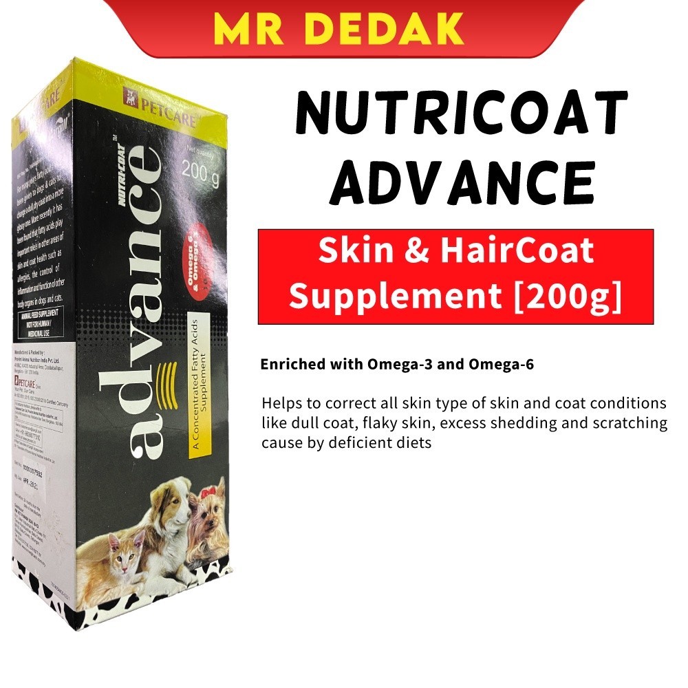 [200ml] [Petcare] Nutricoat Advance [Untuk Mencantikkan Bulu Kucing dan ...
