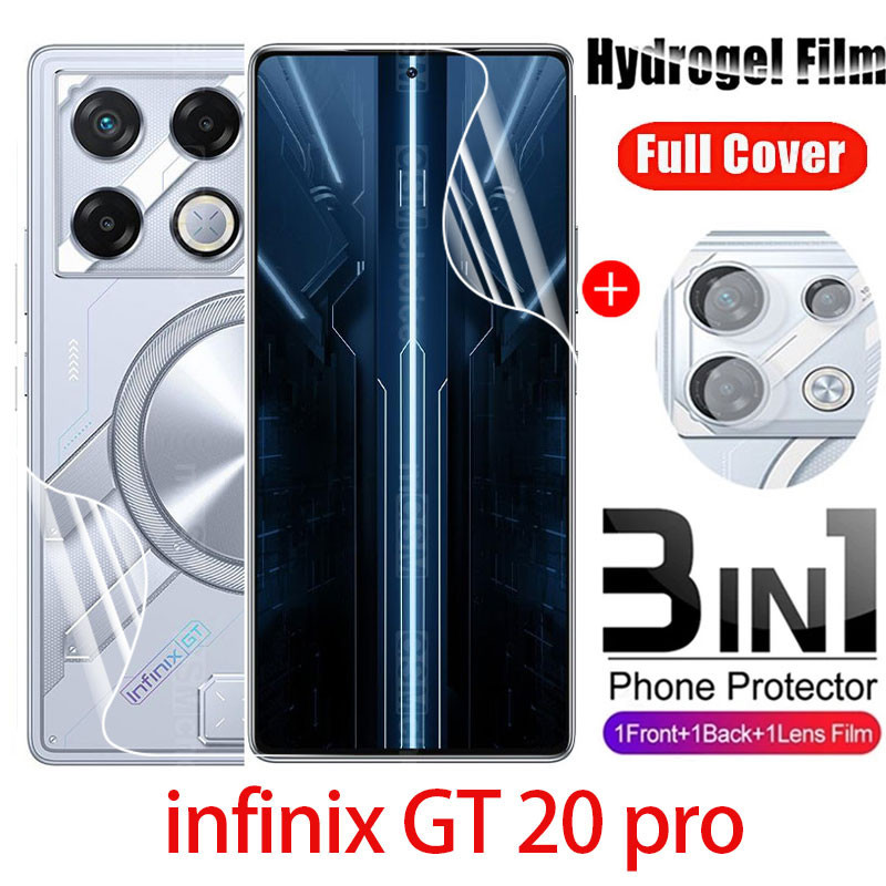 3in1 Hydrogel Film For infini GT 20 pro 10 GT20 2024 4G Front Back Full ...