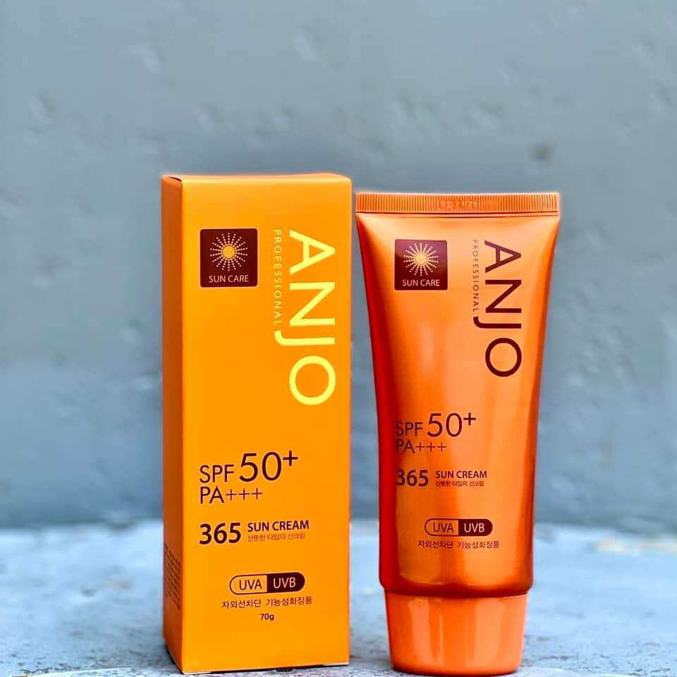 [Genuine] Korean ANJO 365 Sunscreen SPF 50+ (70g) | Shopee Malaysia