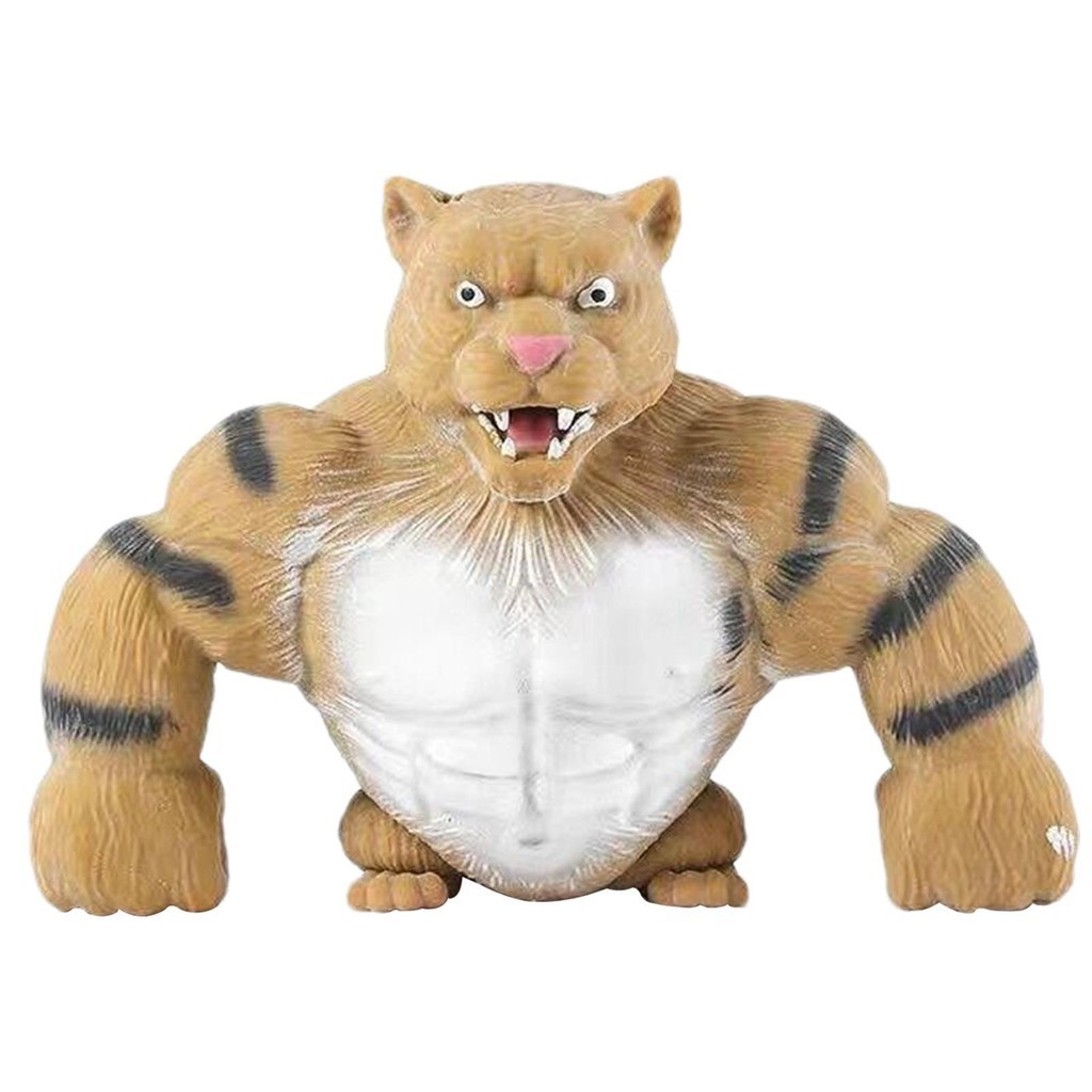 Big Tiger Toys Sensory Stress Relief Tiger Toys Squeeze Stress Tiger ...
