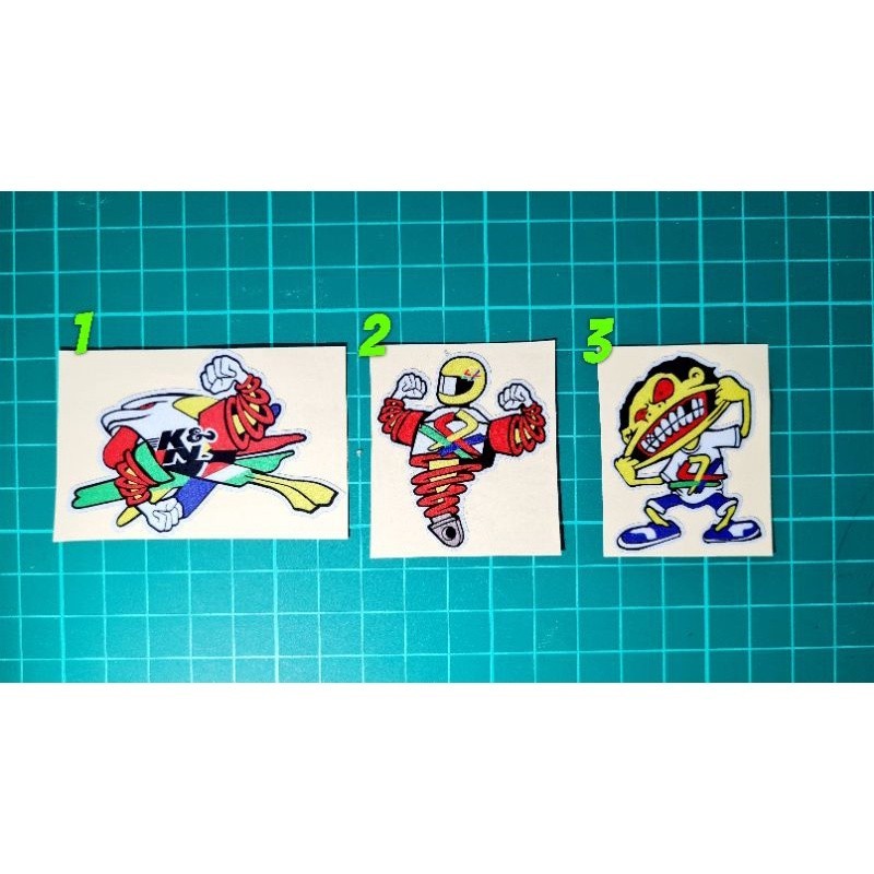 STICKER Benetton Pangkah Helang Budak Jahat Saiz Kecil Printing ...