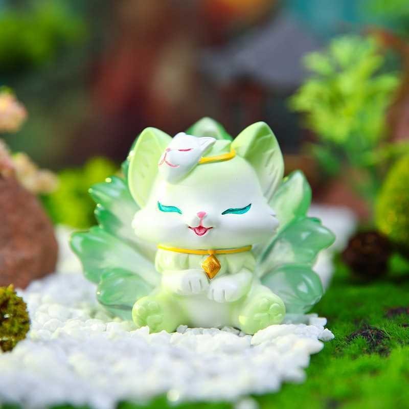 National trend, ancient style, mountains and seas, nine-tailed fox ...
