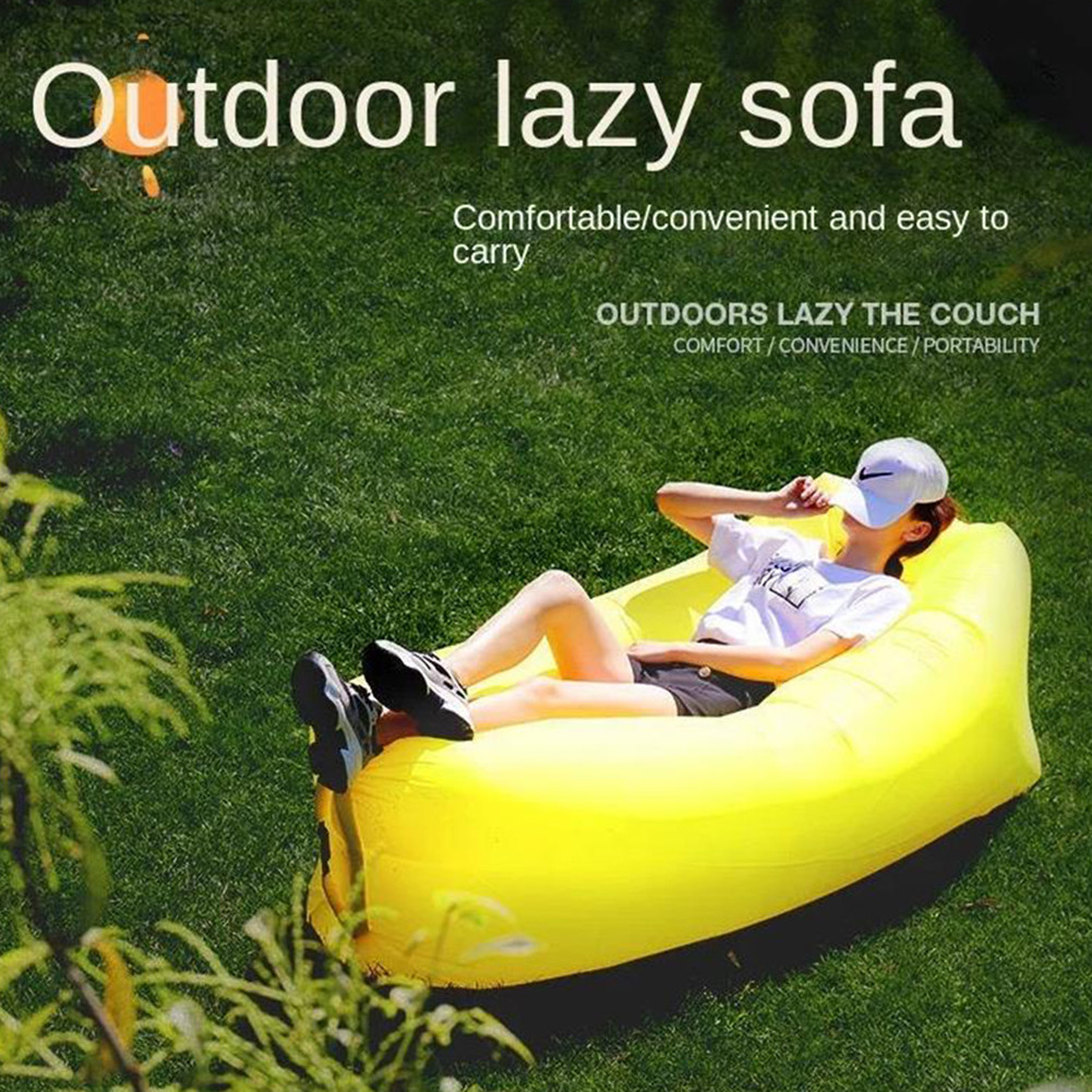 Portable Camping Inflatable Sofa Foldable Easy Carrying Inflated Sofa ...