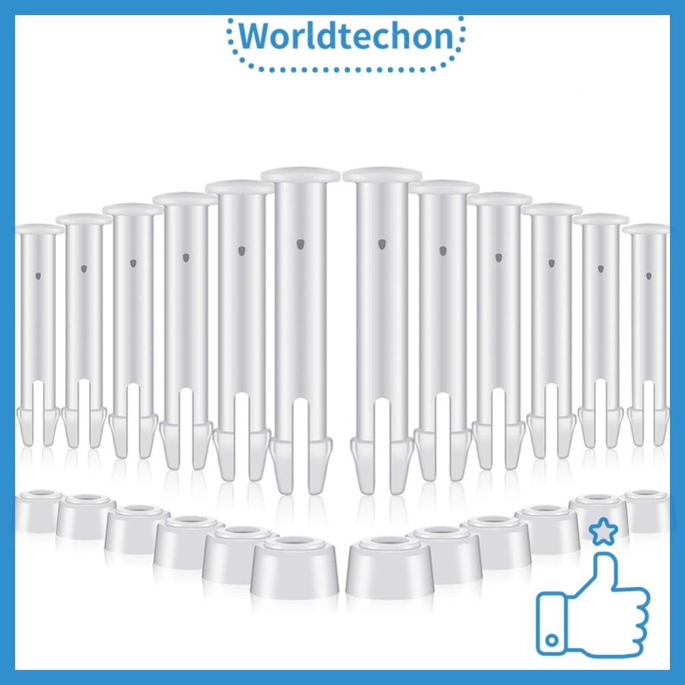 ღ worldtechon ღ 12 Pcs Plastic Pool Joint Pins & 12 Pcs Rubber Seals ...