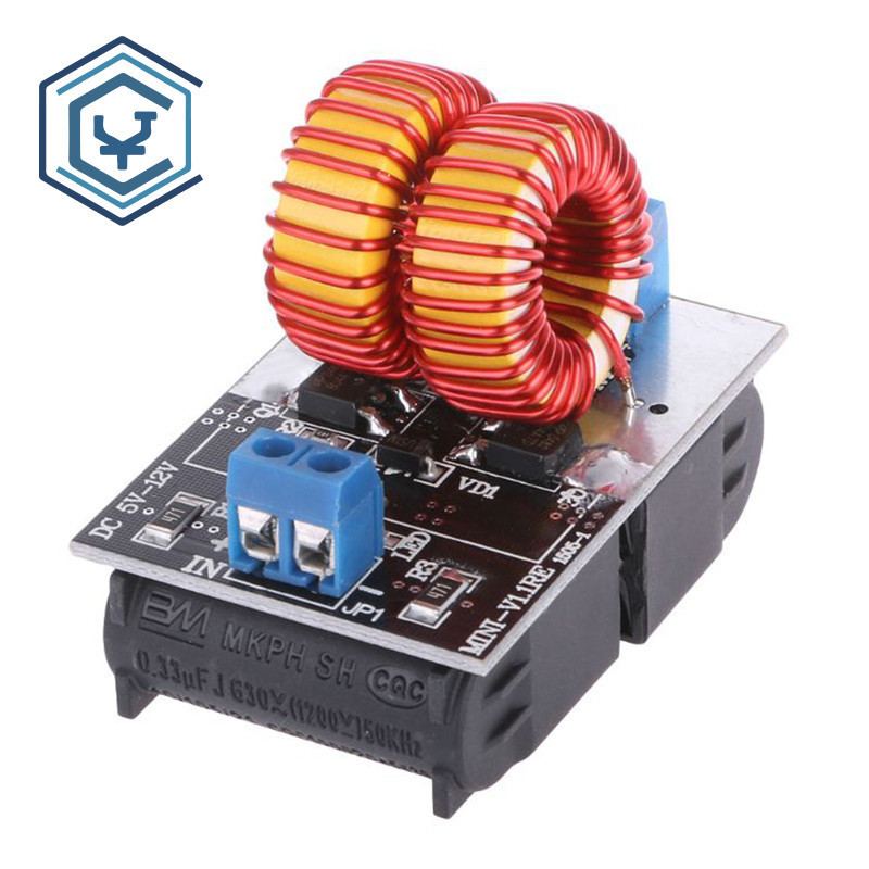 1PCS Mini ZVS Induction Heating Board Flyback Driver Heater Ignition Coil DC 5-12V 120W | Shopee ...