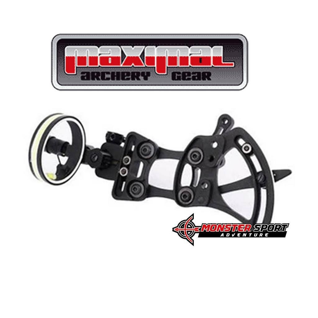 Maximal Archery Stagger Pivot Compound Sight with .019 Fibre Optic ...