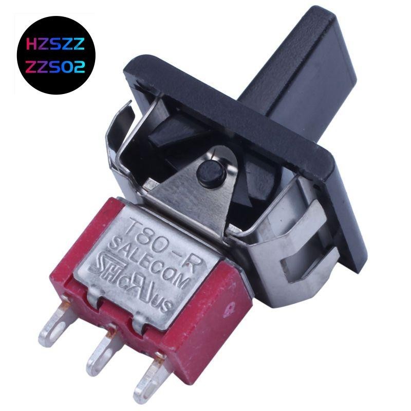 AC 250V/3A 125V/5A Momentary SPDT 3 Positions Toggle Switch T80-R ...