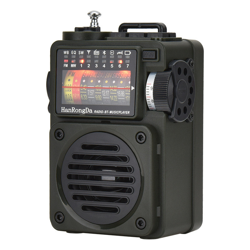 HRD-700 Portable Multimedia Music Player Full-band Broadcast Reception ...