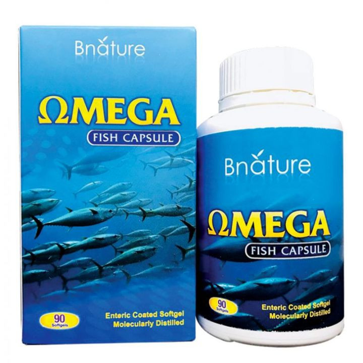 Bnature Omega Fish Capsule 90's | Shopee Malaysia