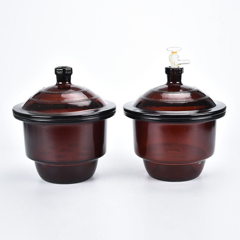 Glass Drying Vessel with Lid Vacuum Transparent with Porcelain Plate ...