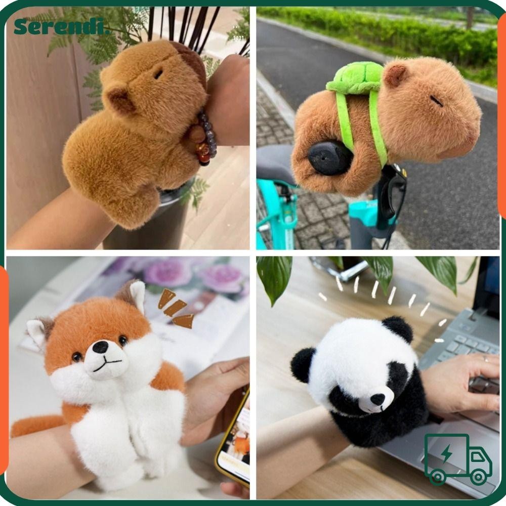 SERENDI Capybara Clap Circle, Cartoon Animal Wristband Decorations, PP ...