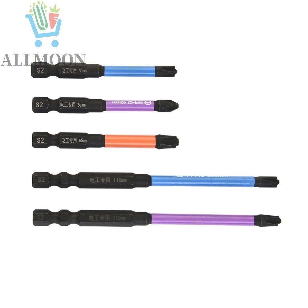 Color coded PH1 PH2 Magnetic Cross Screwdriver Bit for Electricians ...