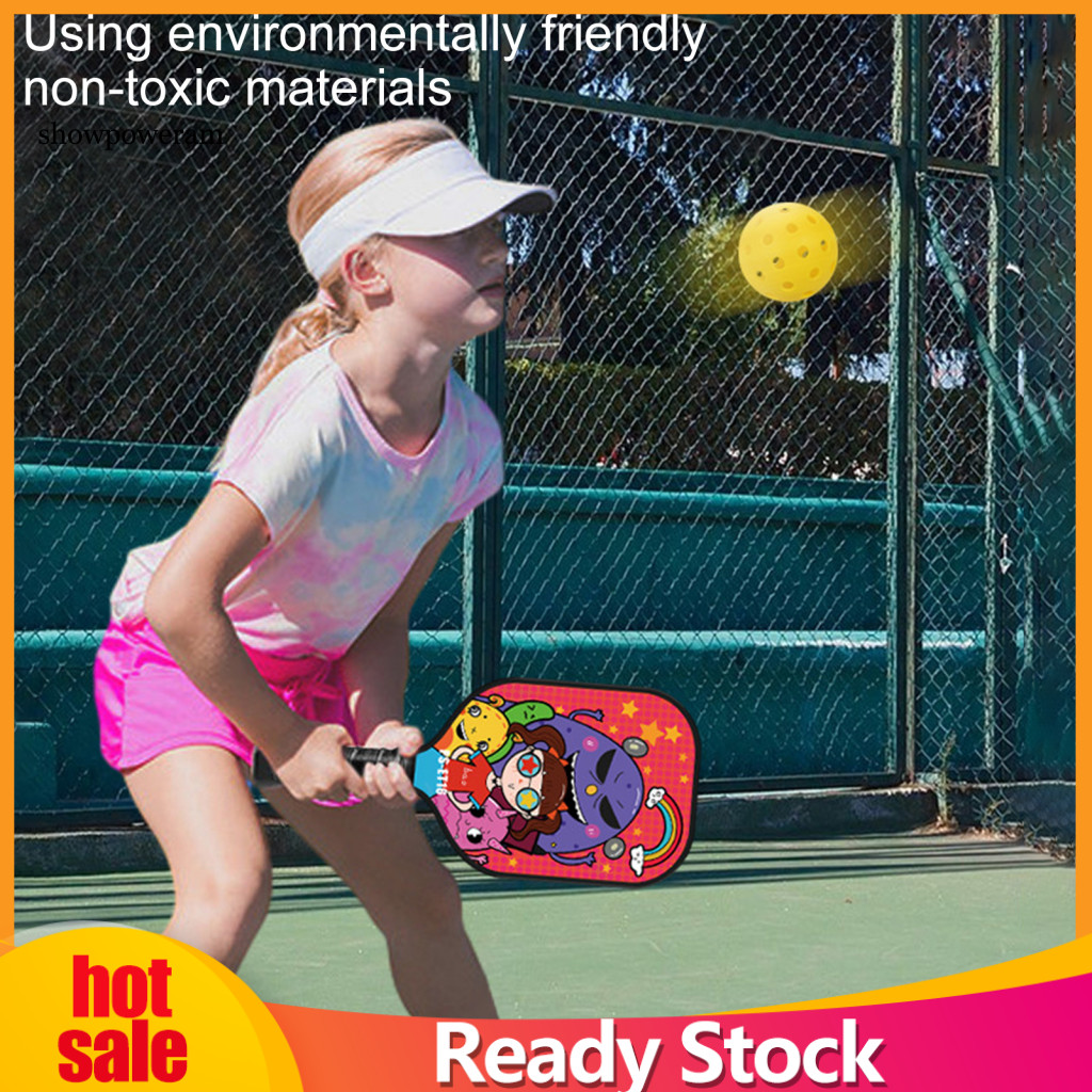 SPM Kids Pickleball Racket Junior Pickleball Paddle Fun Cartoon Print ...