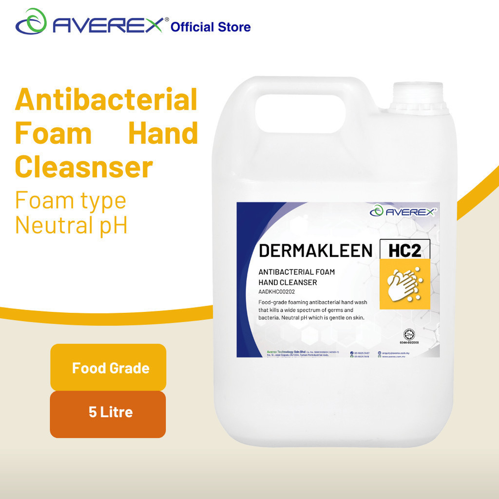 AVEREX Antibacterial Foam Hand Cleanser (Dermakleen HC2) | Shopee Malaysia