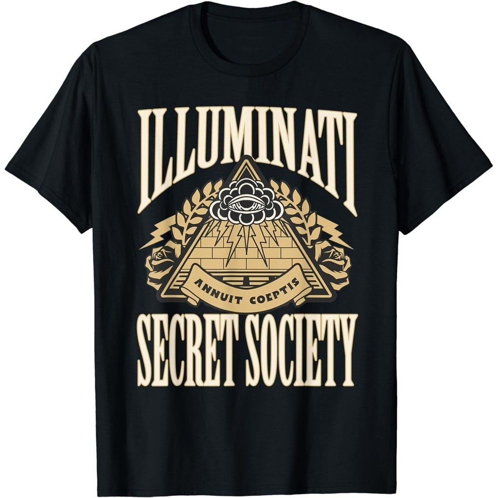 New Illuminati Secret All Seeing Eye Pyramid Conspiracy Theory Tee ...