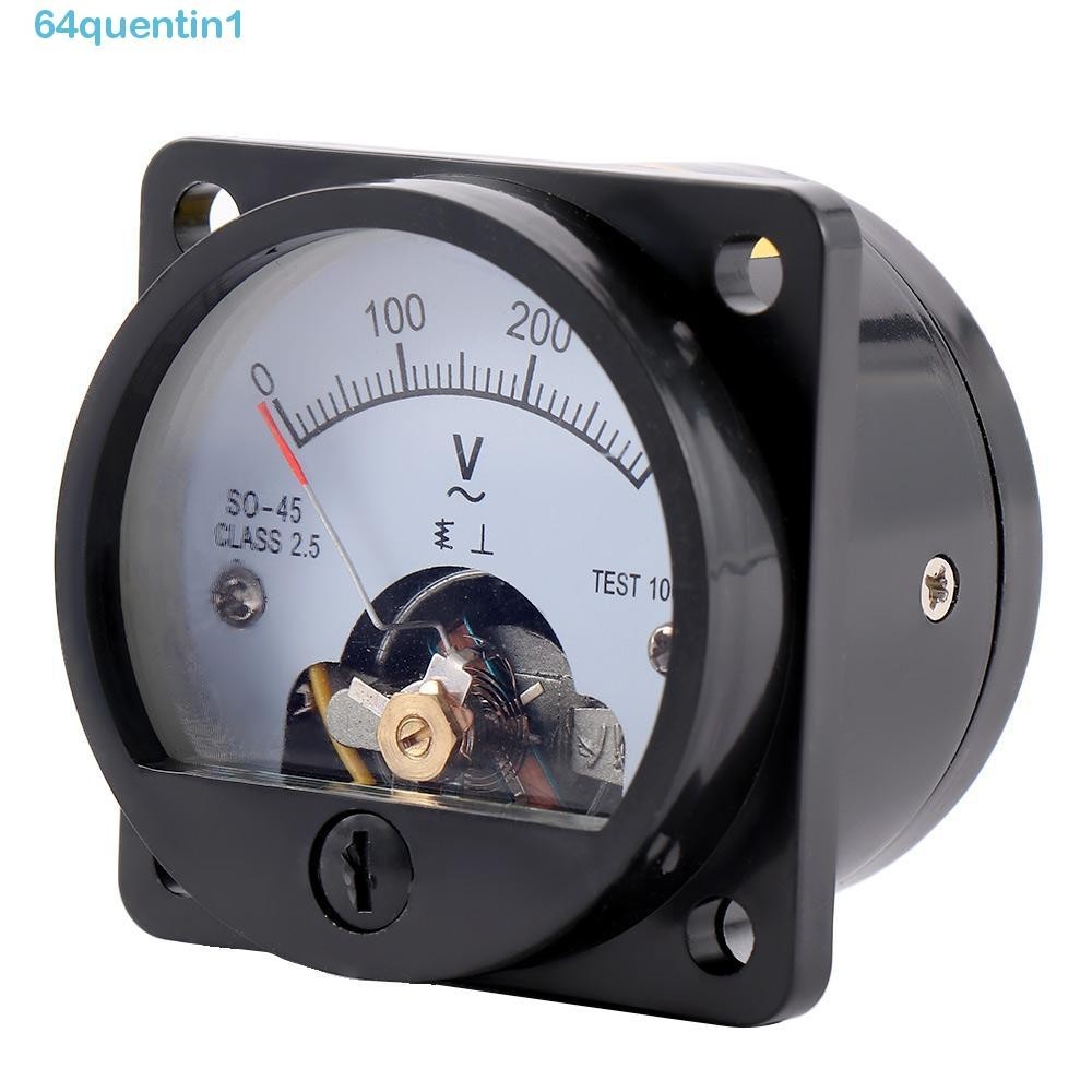 QUENTIN1 Voltmeter Pointer Type SO-45 Voltage Gauge Meter AC Voltage ...