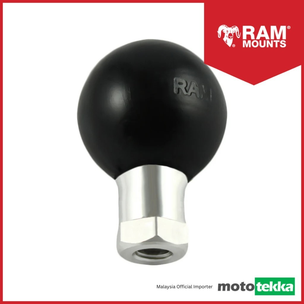 RAM Ball Adapter with M6 x 1 Threaded Female Hole (RAM-B-273-M6U ...