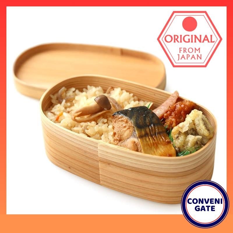 Yamaya Lacquerware Shop Bento Box 500ml Made in Japan, Wooden Lid Lunch ...