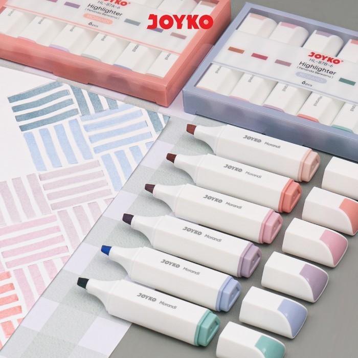 Color Marker Highlighter Dhikr HL-87A & 87B 6colors Morandi | Shopee ...