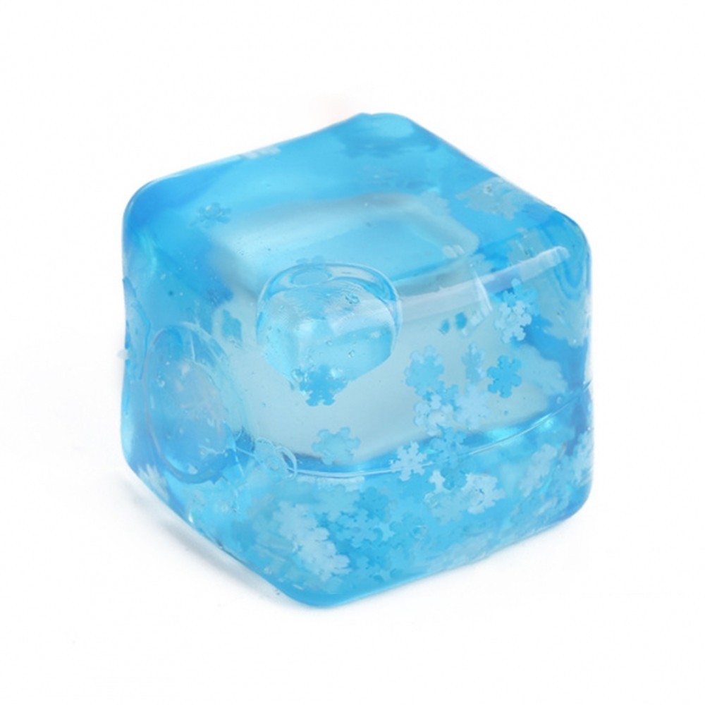 Portable Sensory Blue Ice Cube Toy Ideal Companion for Travel and ...