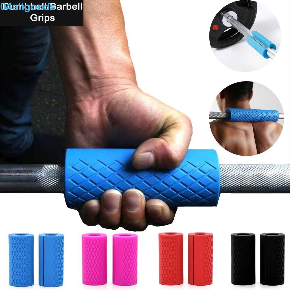 ALLGOODS Silicone Bar Forearm Trainer For Lifting Weights Fitness ...