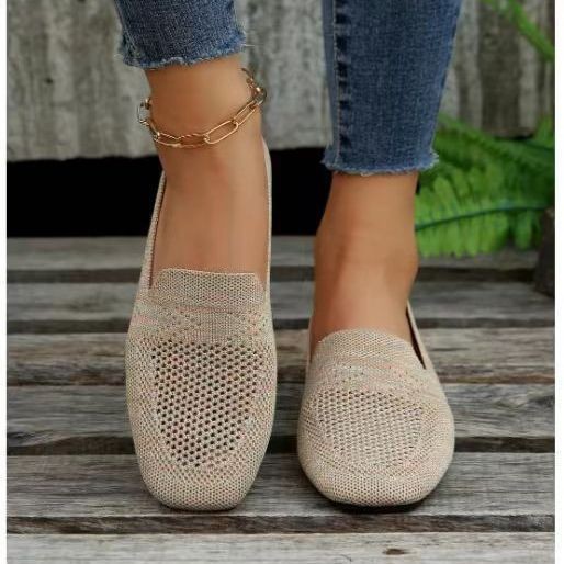 Jenama Bebas Baharu Musim Bunga 2024 Kasut Wanita Flyknit Flat Saiz ...
